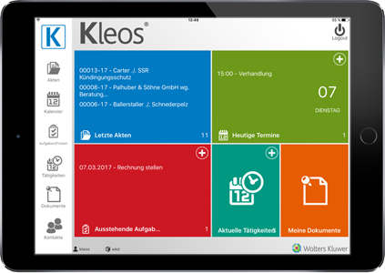 Kleos Kanzleisoftware | Schritt für Schritt: Mobiles Arbeiten